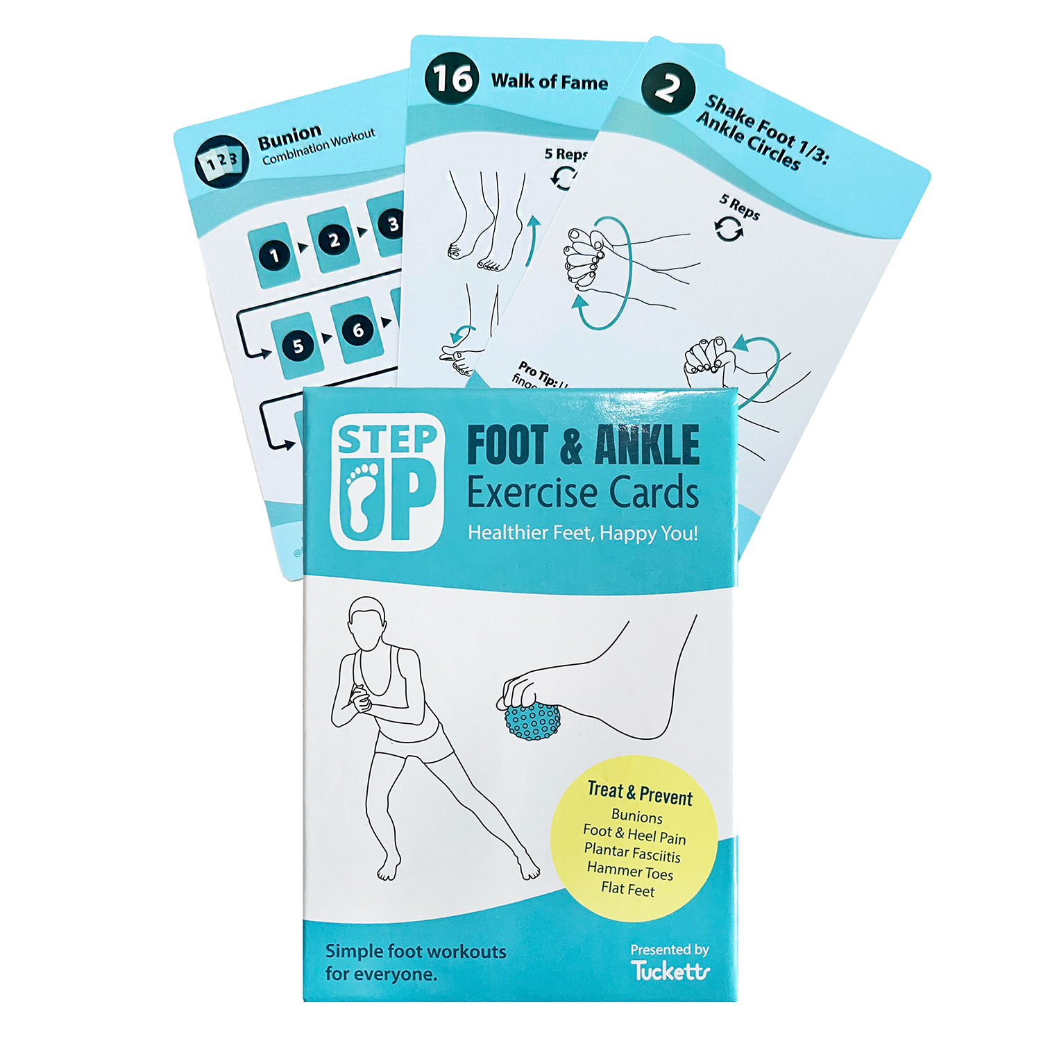 STEP UP Foot & Ankle Exercise Card Deck