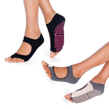 Pilates Grip Socks | Toeless Pilates Socks for Women and Men – Tucketts™